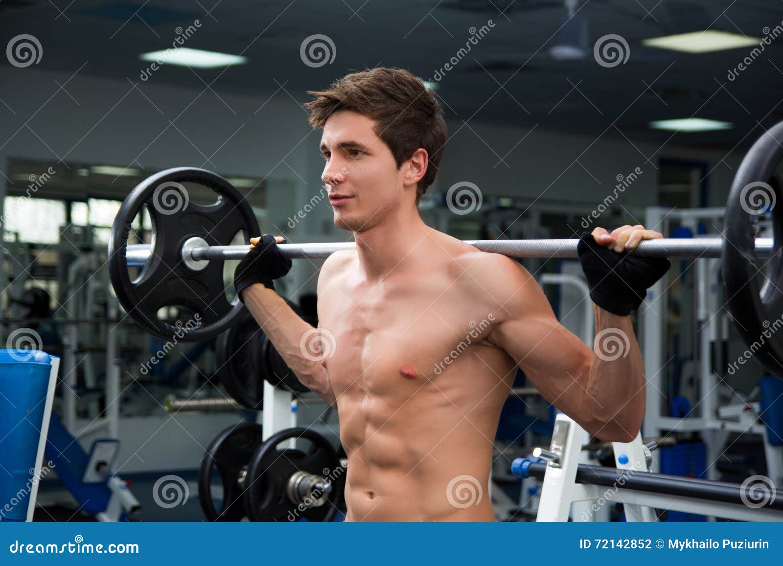 Young smiling athlete stock photo. Image of physical - 72142852