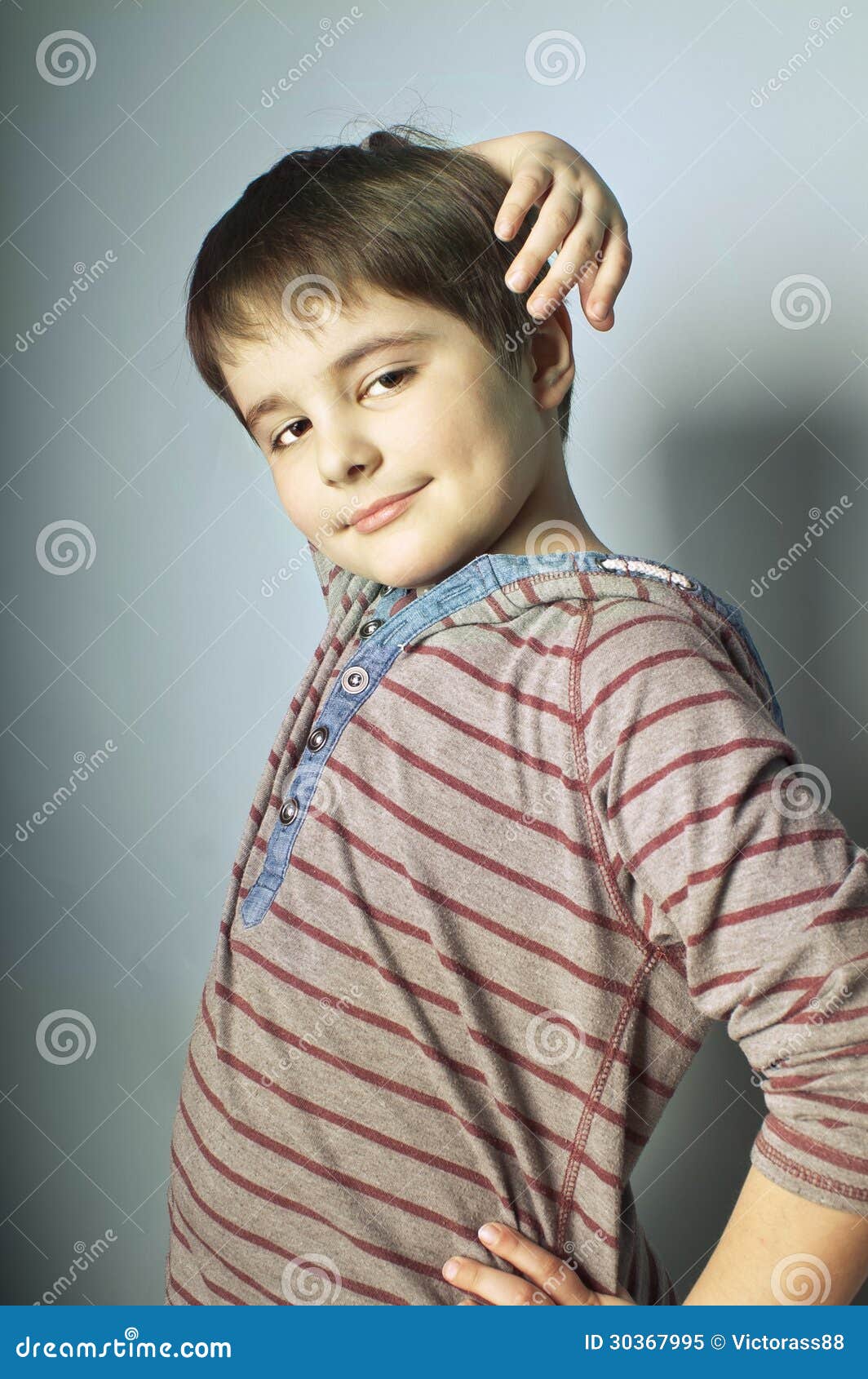 Young smiling boy stock image. Image of portrait, happy - 30367995