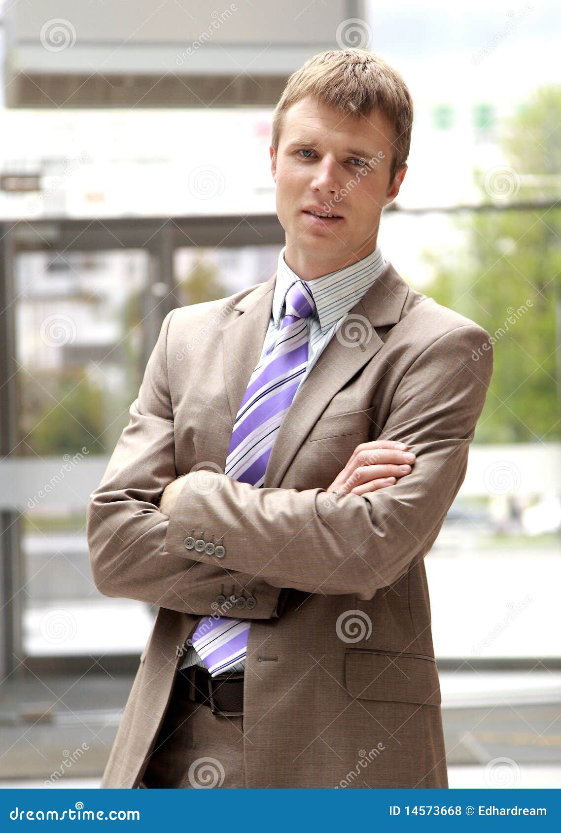 Young smiling business man stock photo. Image of business - 14573668