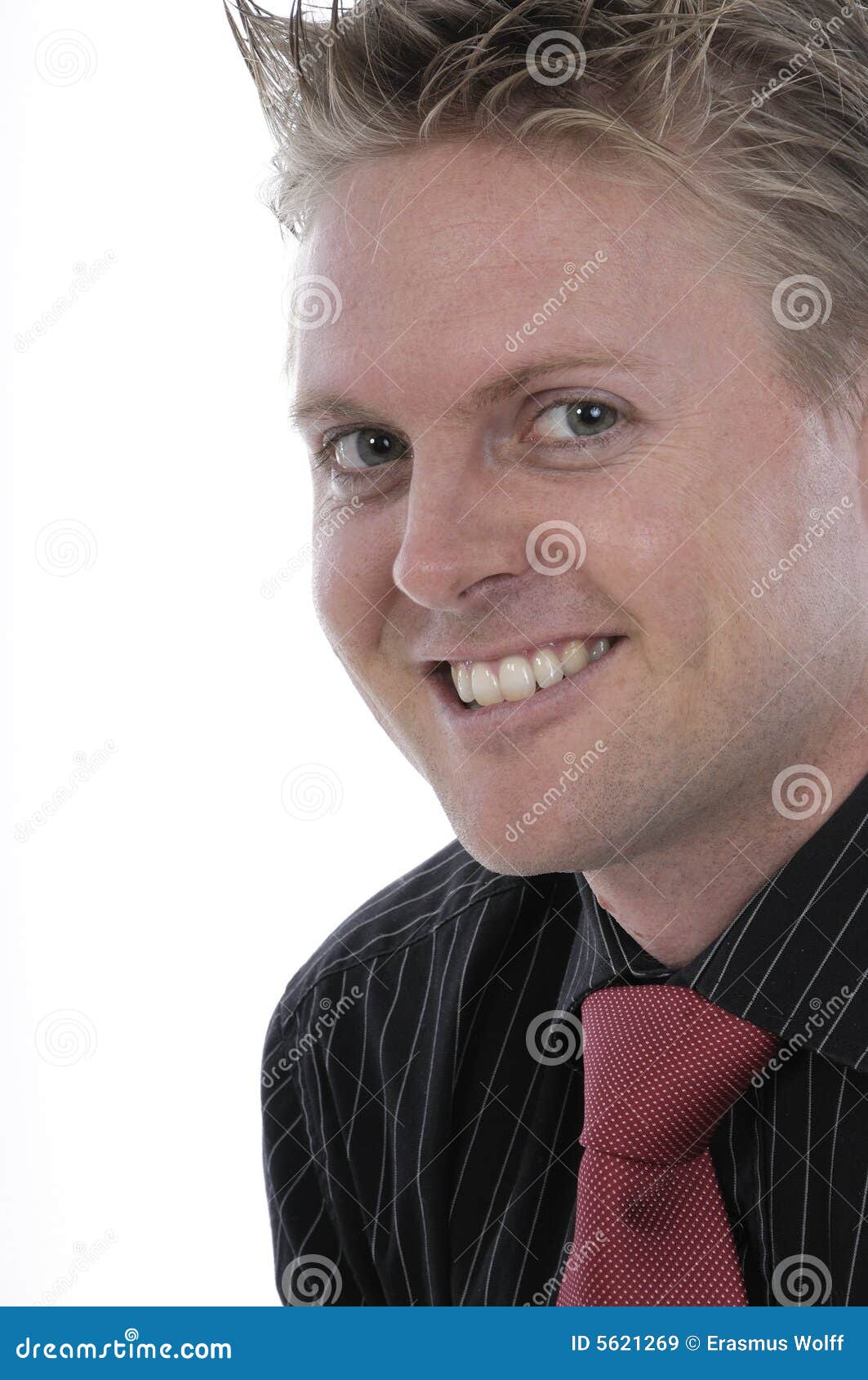 Young smiling businessman stock image. Image of teeth - 5621269