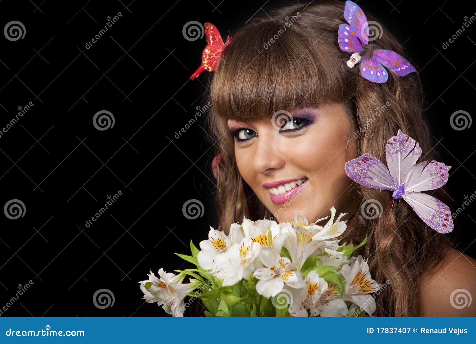 Young smiling lady stock image. Image of bright, beautiful - 17837407