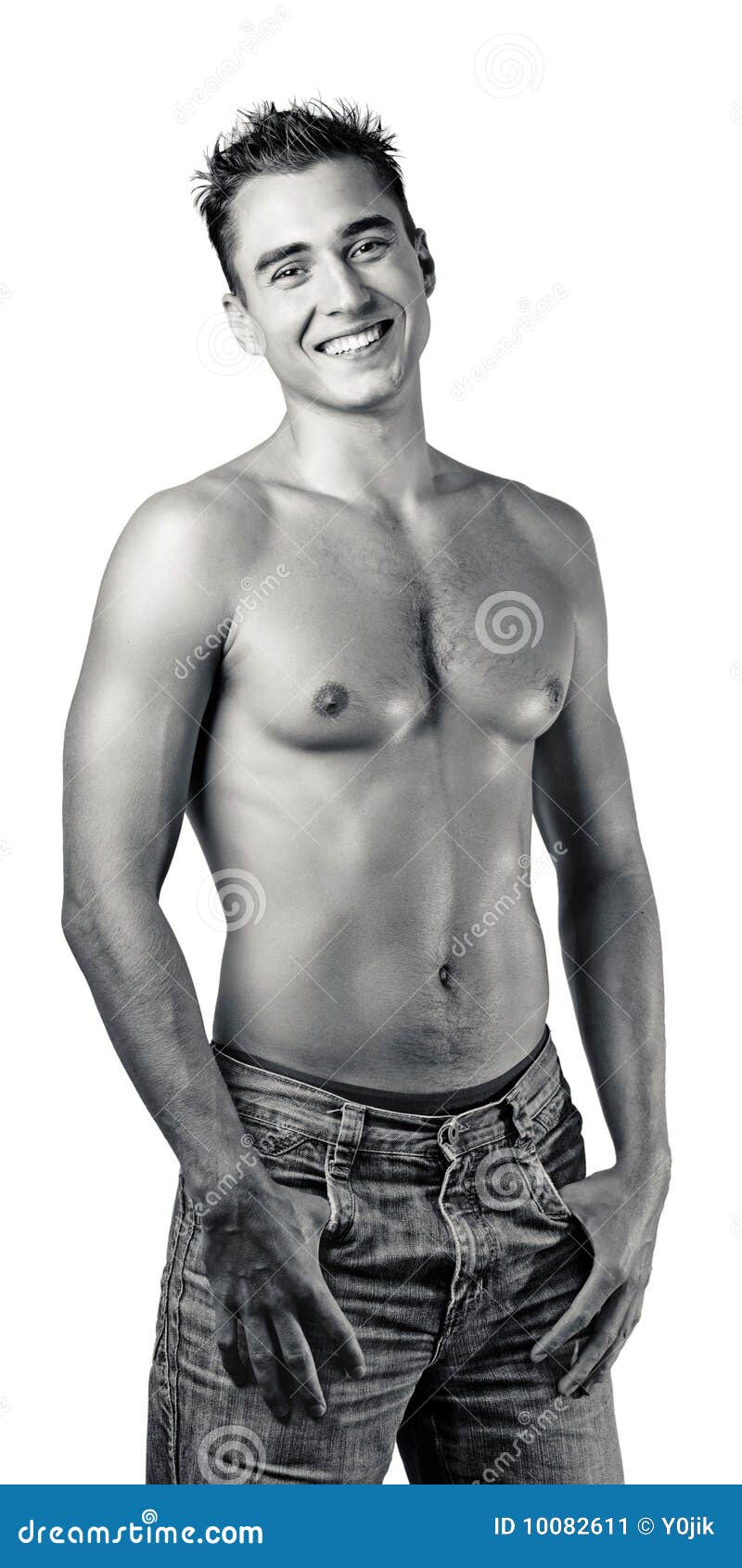 Young smiling man stock image. Image of isolated, facial - 10082611