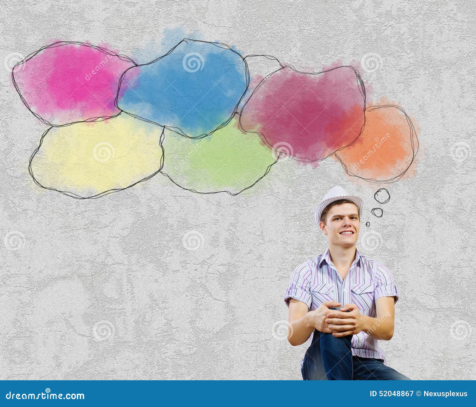 Young smiling man stock image. Image of male, brilliant - 52048867