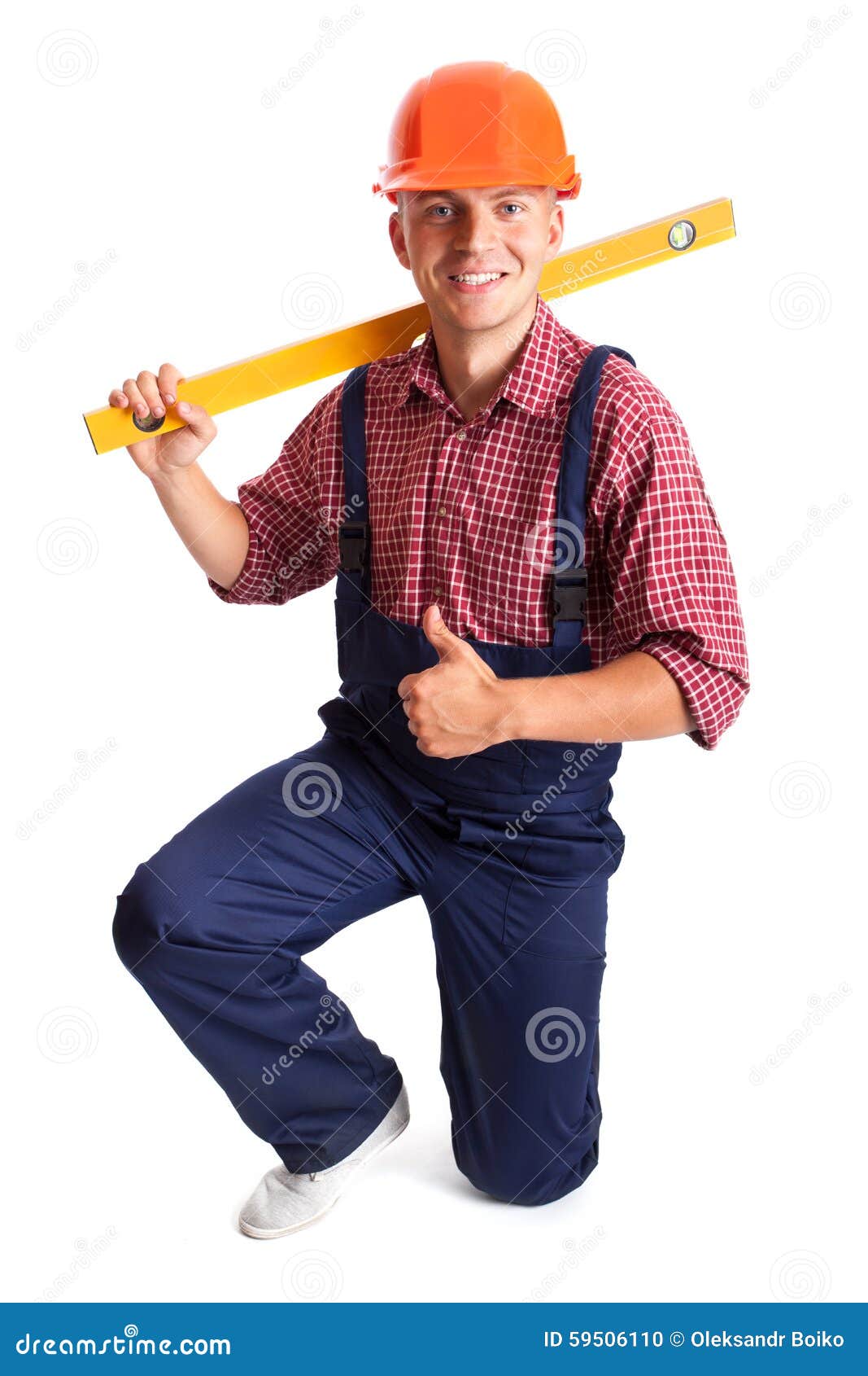 Young smiling worker stock photo. Image of electrical - 59506110