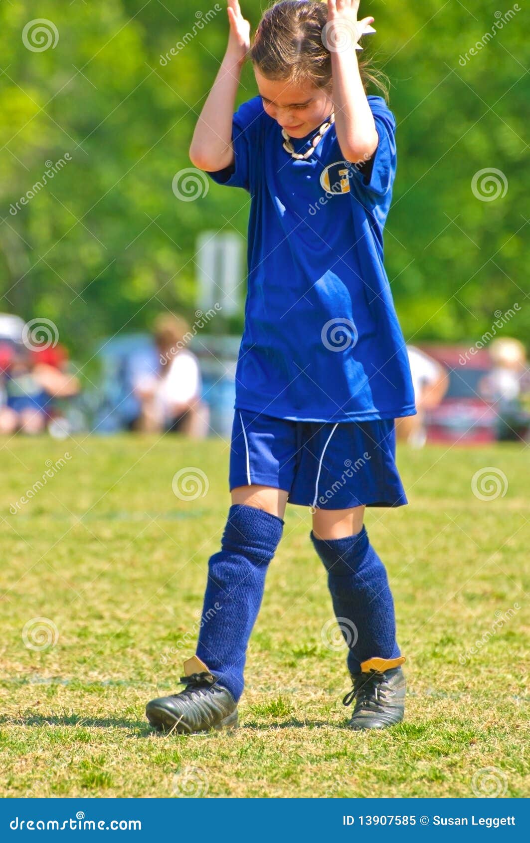 Young Soccer Player Mad at Herself Stock Image - Image of abstract ...