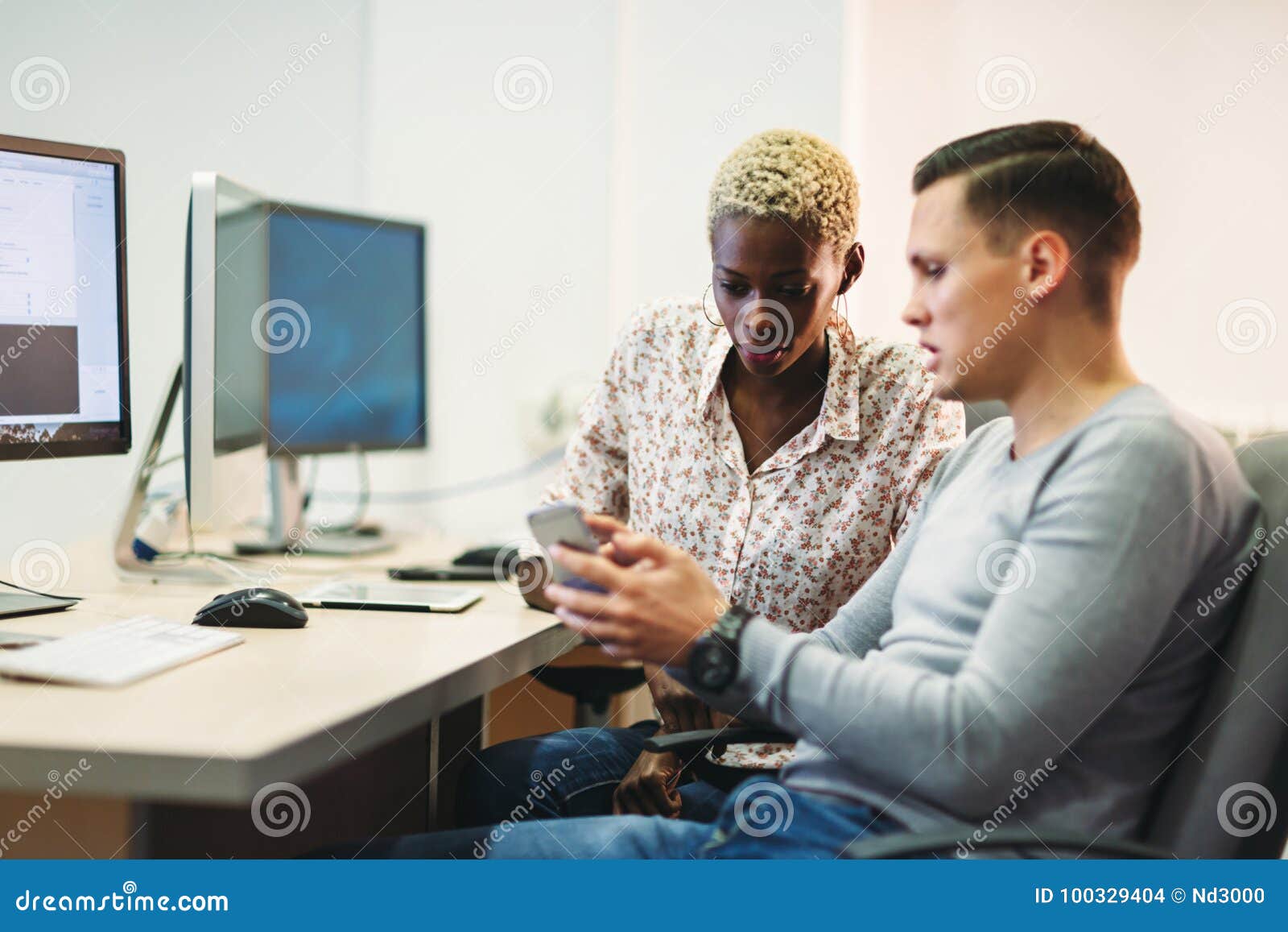 Software Engineers Working on Project and Programming in Company Stock ...