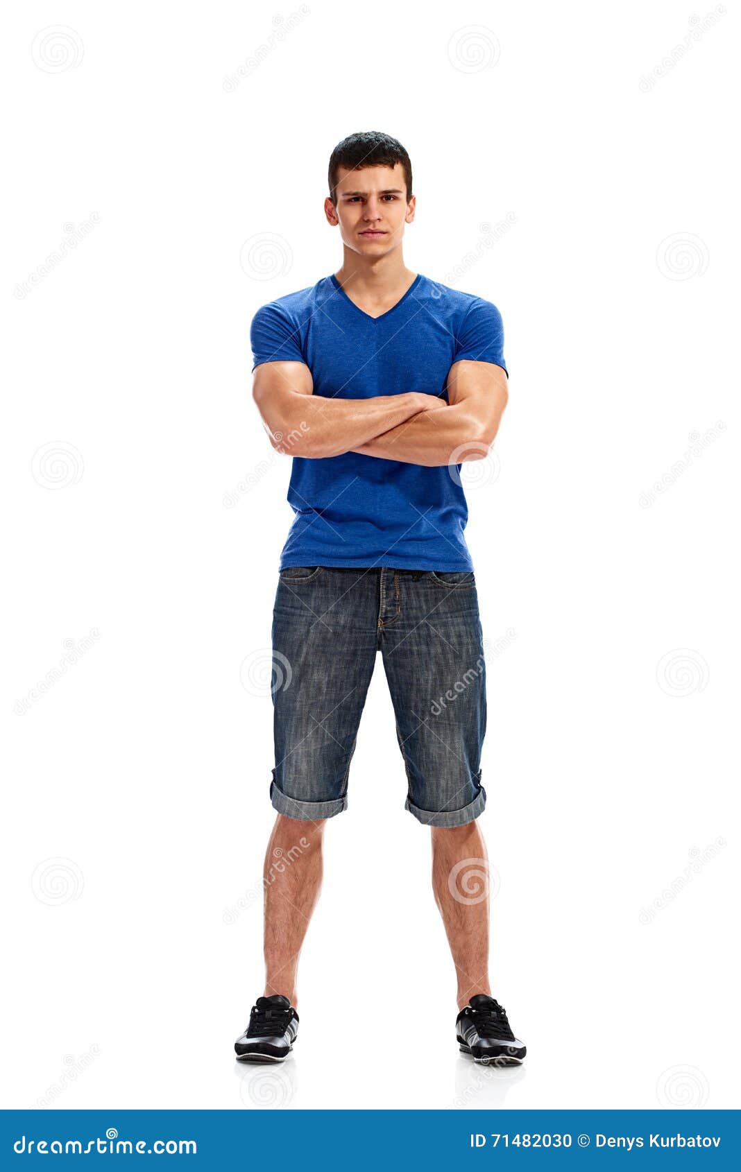 Young Sporty Confident Man Standing Stock Photo - Image of person ... Young Sporty Confident Man Standing Stock Photo - Image of person ...