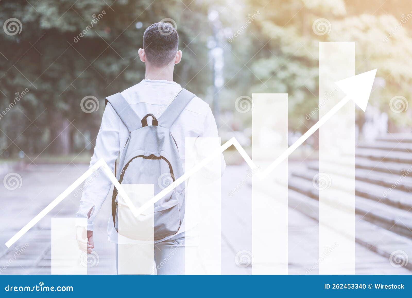 Young Student from Behind with an Increasing Graph As a Concept of ...