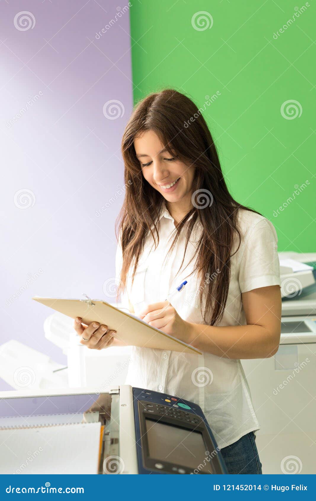 Young Student at a Copy Center Stock Photo - Image of copy, file: 121452014