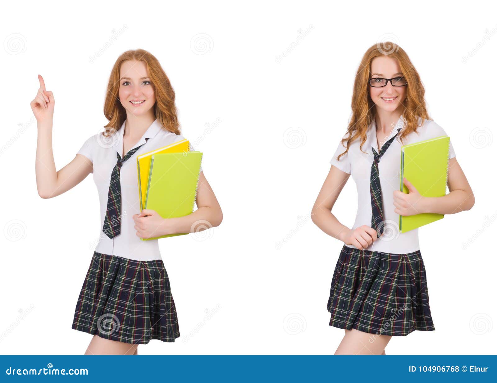 The Young Student Female Pointing Isolated on White Stock Photo - Image ... The Young Student Female Pointing Isolated on White Stock Photo - Image ...