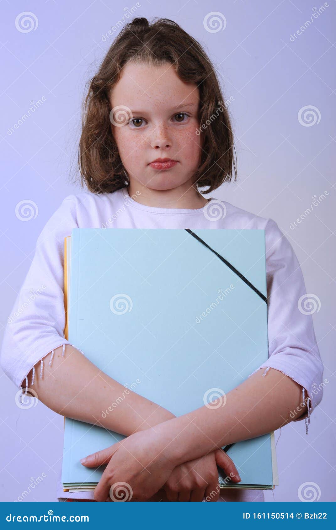 Student with folder stock photo. Image of education - 161150514