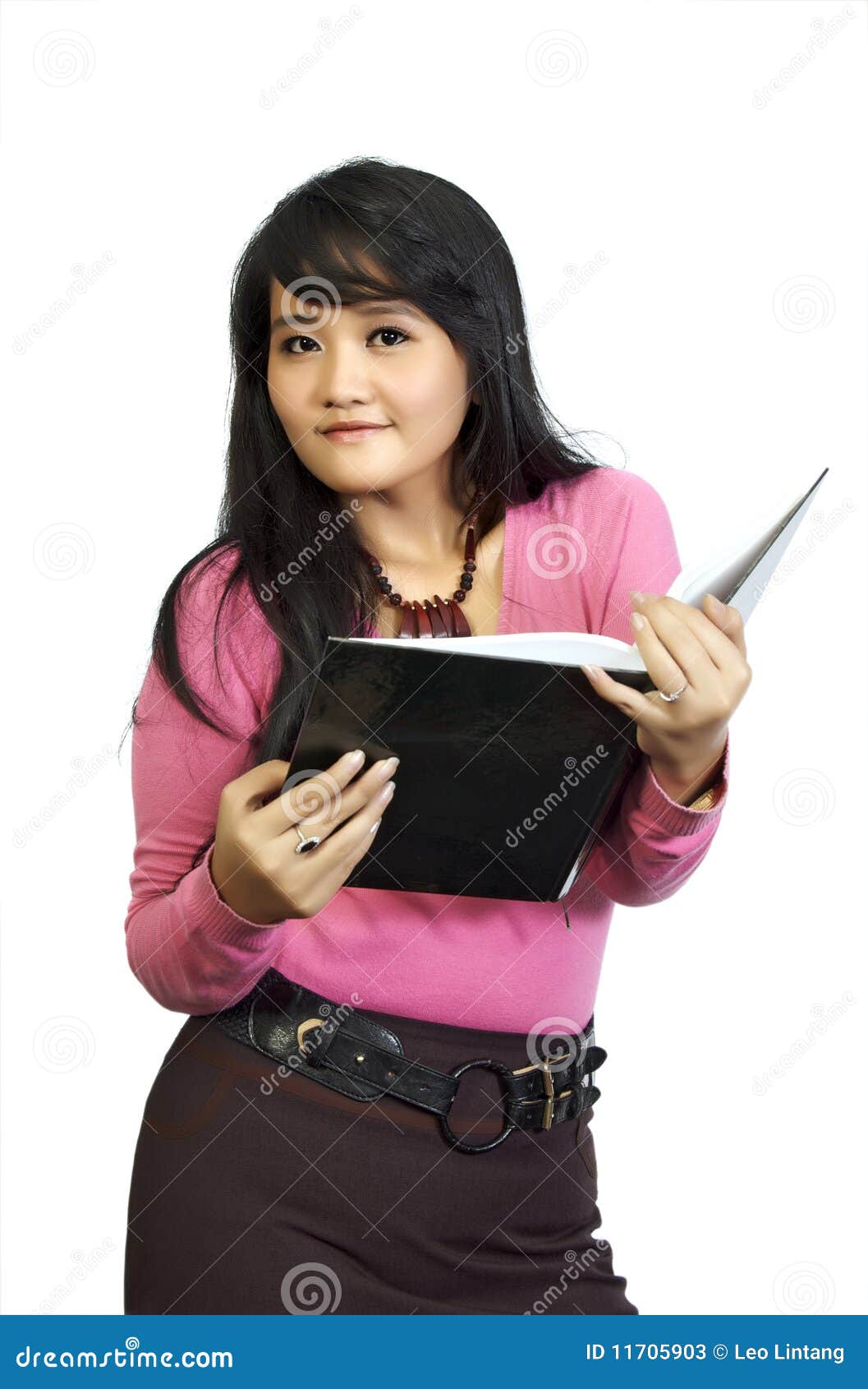 Young Student Holding Book stock image. Image of highschool - 11705903