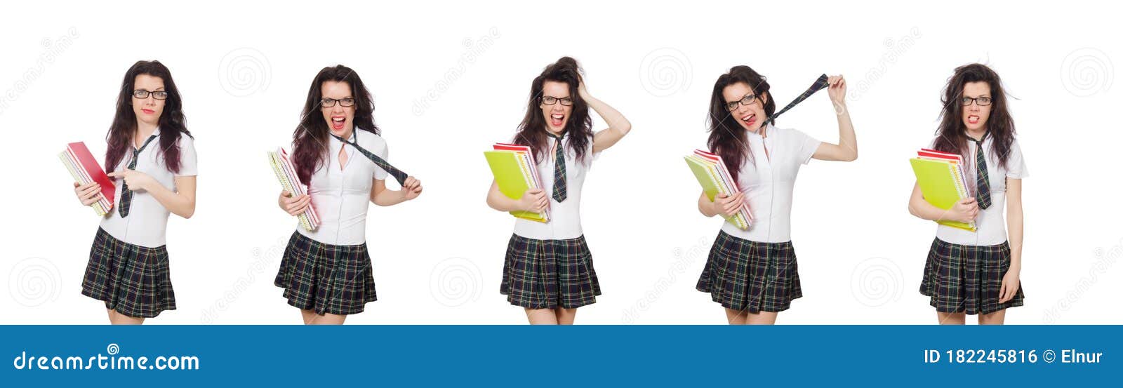 Young Student Isolated on White Stock Photo - Image of graduate ...