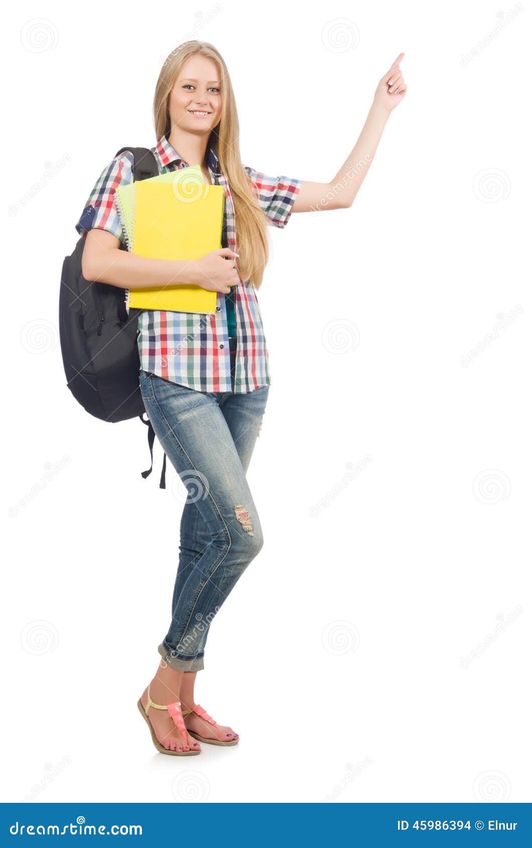Young student isolated stock photo. Image of college - 45986394