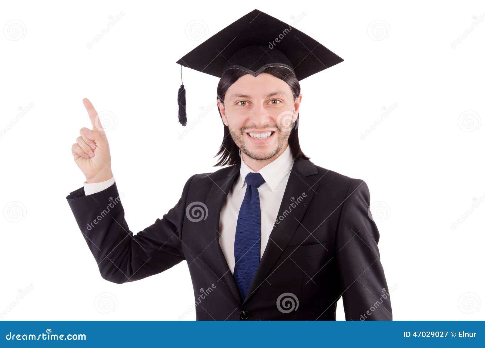 Young student isolated stock image. Image of gown, college - 47029027