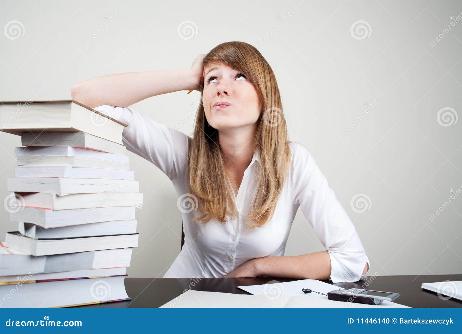 Young Student Learn and Dream Stock Photo - Image of dream, pretty ...