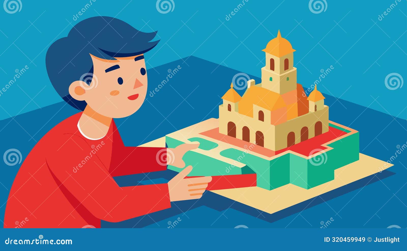 A Young Student Marvels At The Intricate Details On A 3D Printed Map Of ...