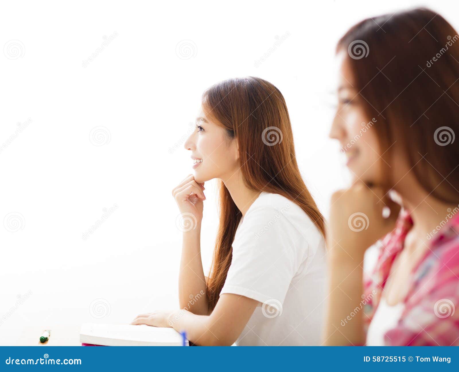 Young Student with Others in the Classroom Stock Image - Image of learn ...