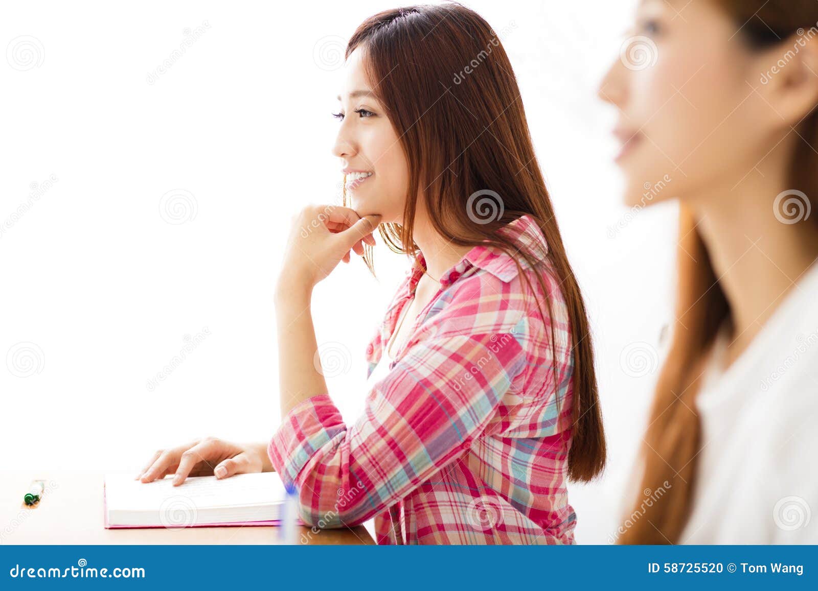 Young Student with Others in the Classroom Stock Photo - Image of ...