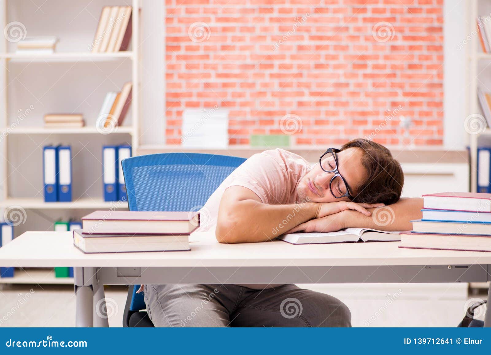 The Young Student Preparing for College Exams Stock Image - Image of ... The Young Student Preparing for College Exams Stock Image - Image of ...