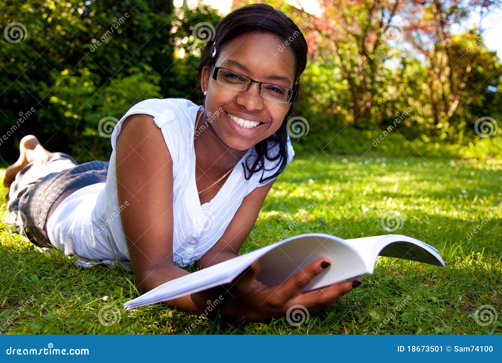 Young Student Reading Books Stock Image - Image of learn, human: 18673501
