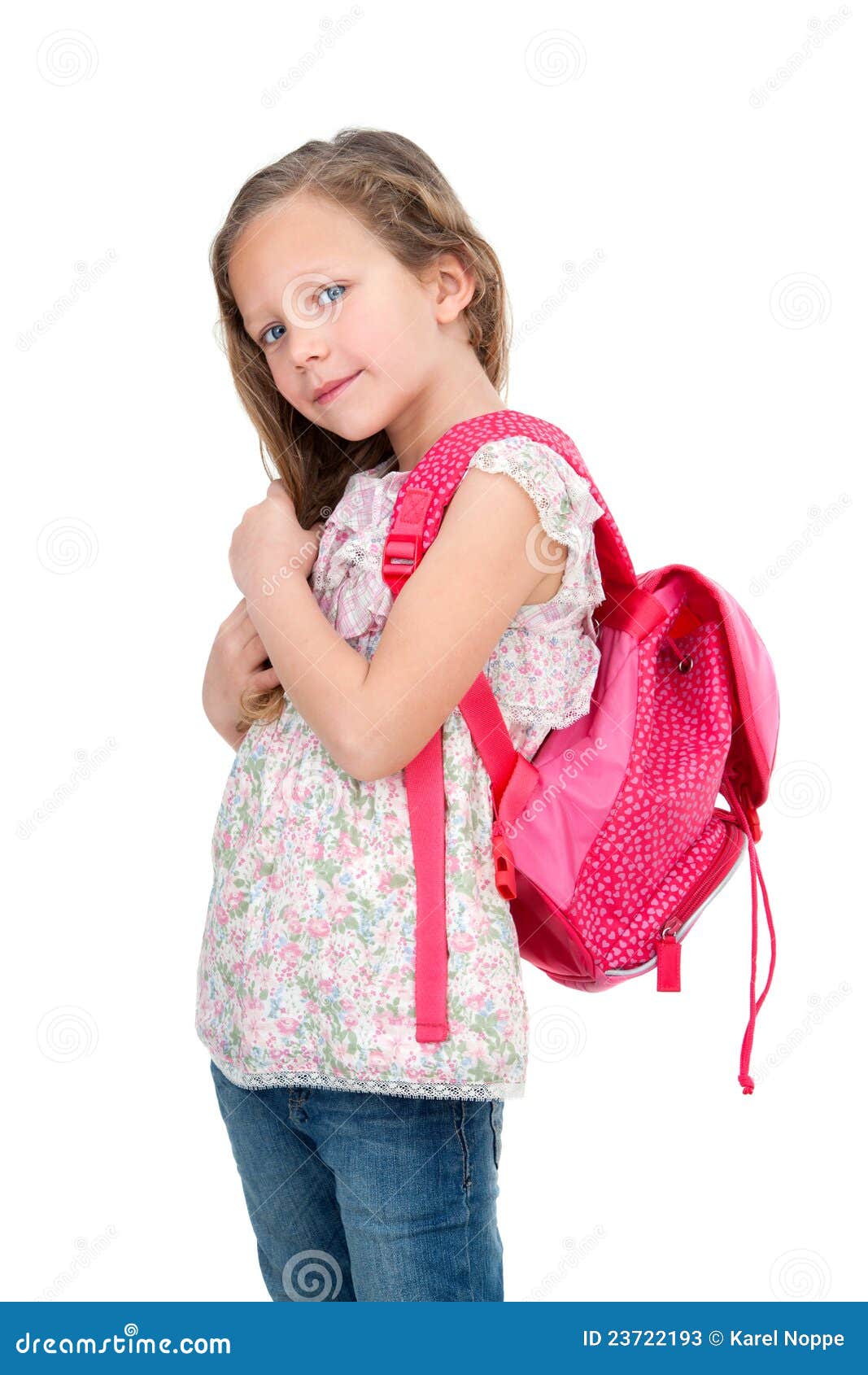 Young Student with School Bag. Stock Image - Image of handsome ...