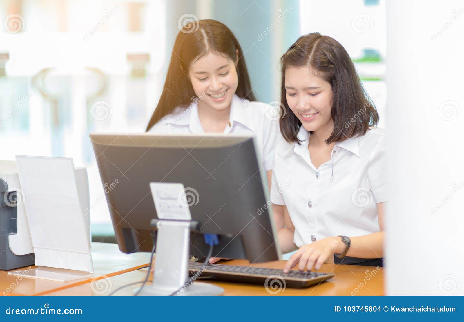 Young Student Searching Book in Library Stock Photo - Image of game ...