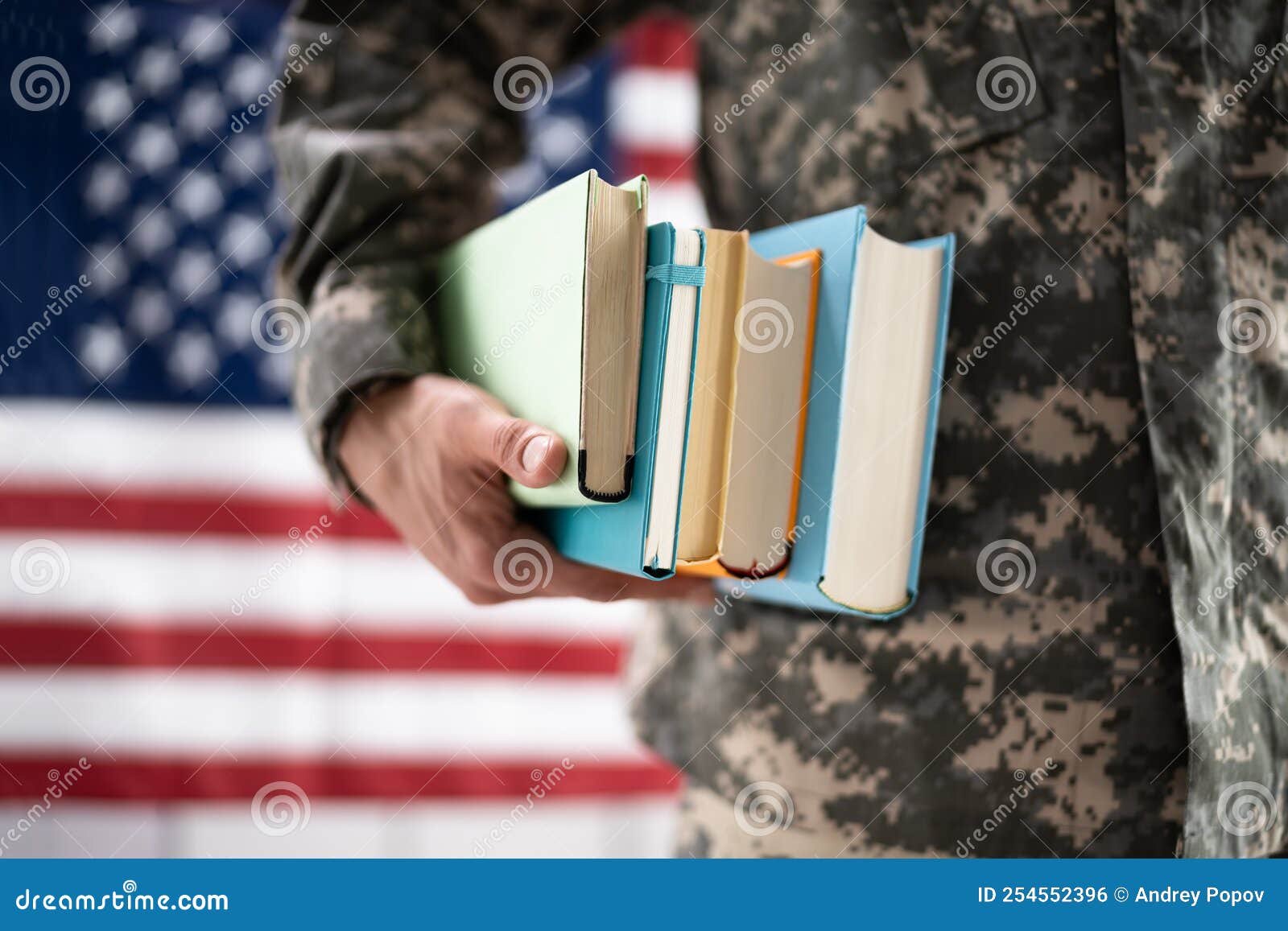 Young Student Soldier in Uniform Stock Photo - Image of military ...