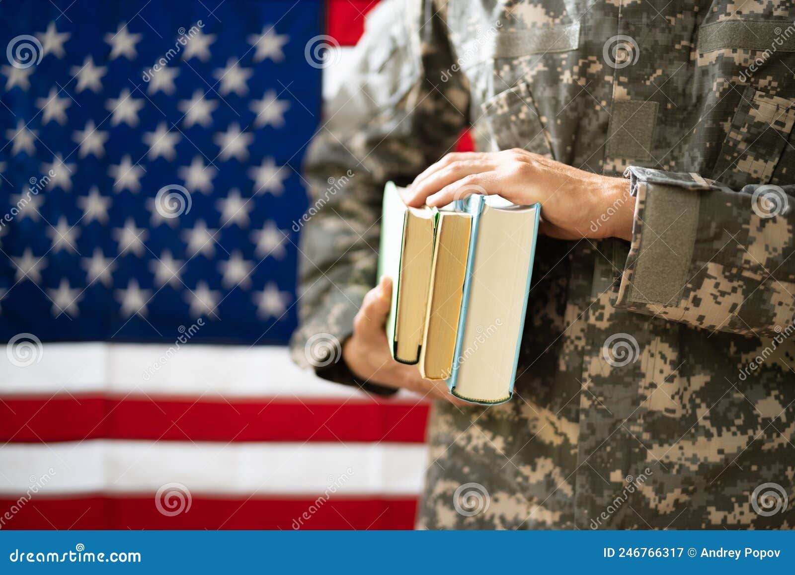 Young Student Soldier in Uniform Stock Image - Image of military ...