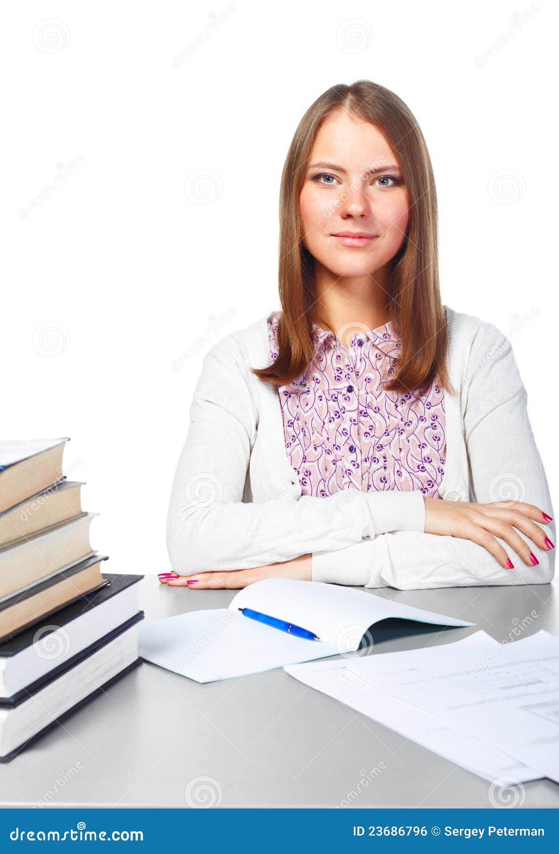 Young student woman stock photo. Image of fashion, business - 23686796