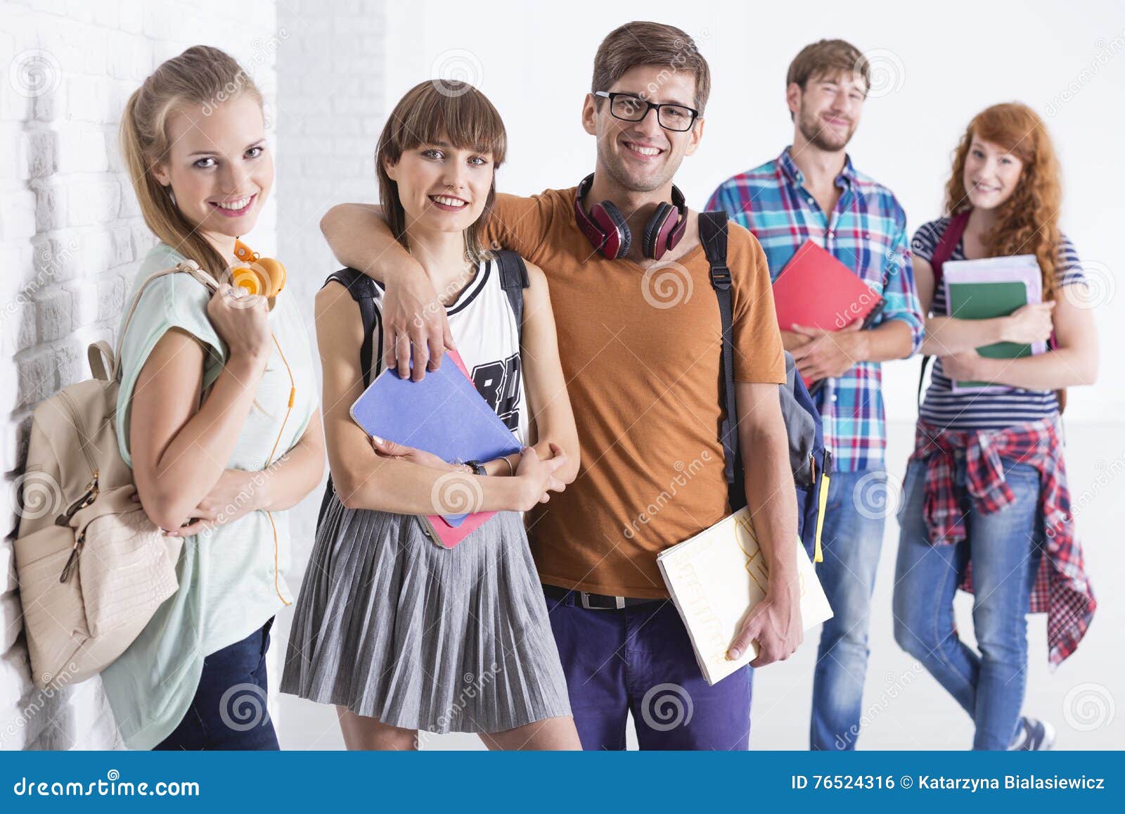 Young Students As Academic Community Stock Photo - Image of casual ...
