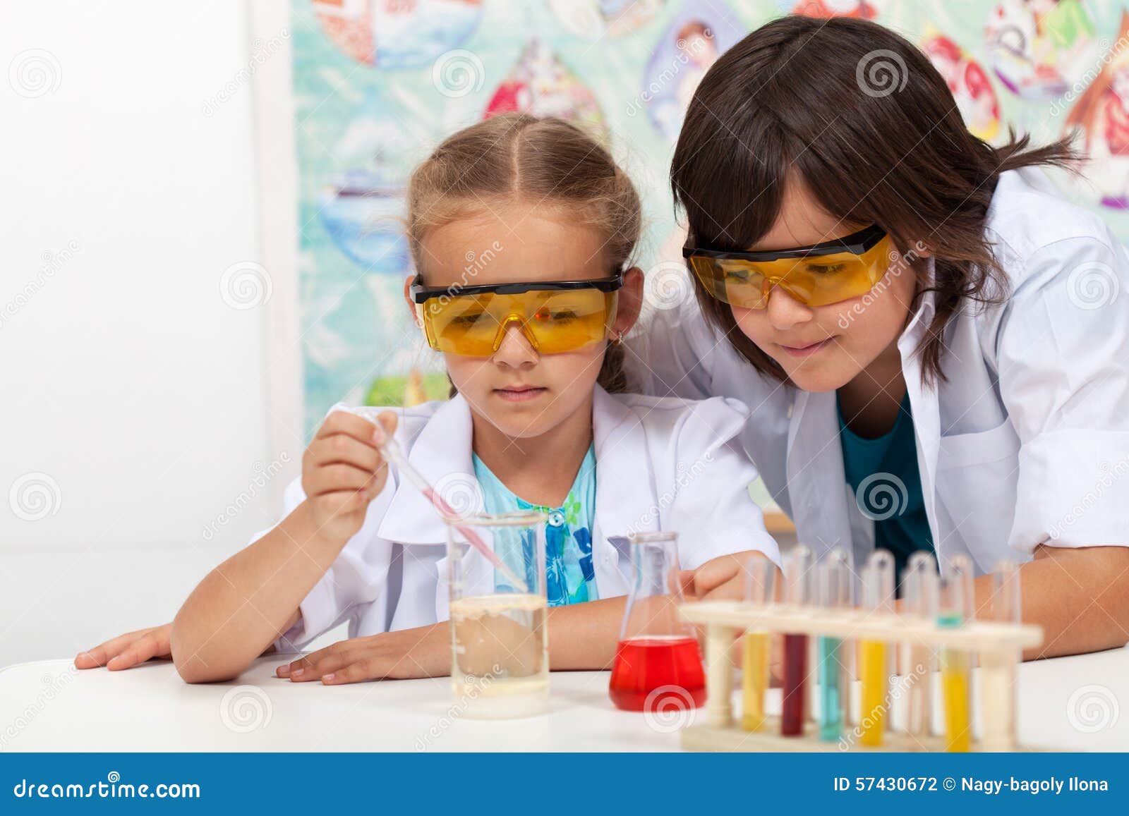 Young Students in Chemistry Class Stock Photo - Image of laboratory ...