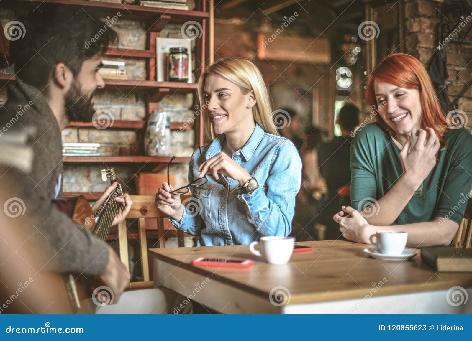 Young Students Have Relax Together. Stock Image - Image of person ...