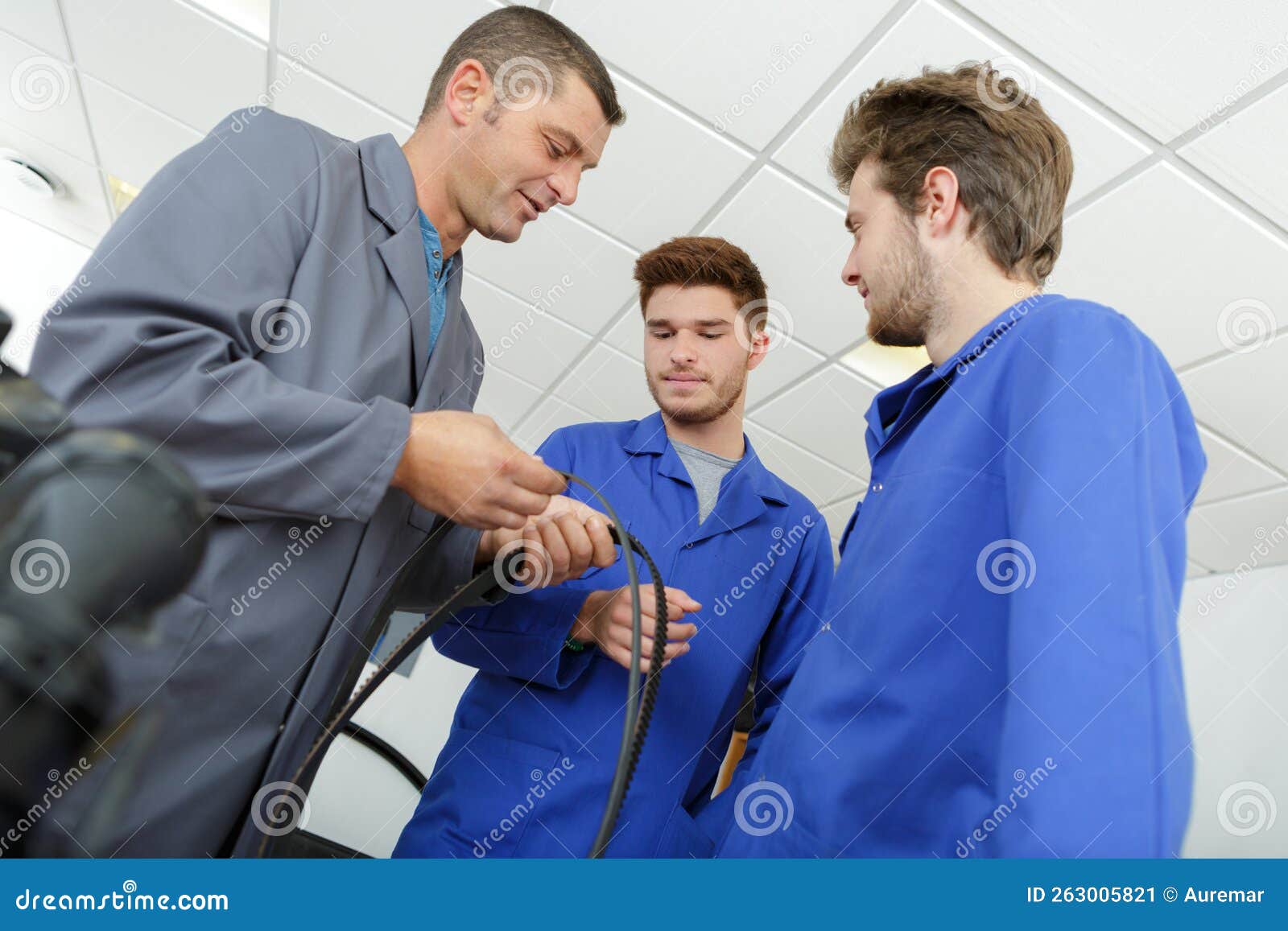 Young Students Researchers Engineering and Prototyping Concept Stock ...