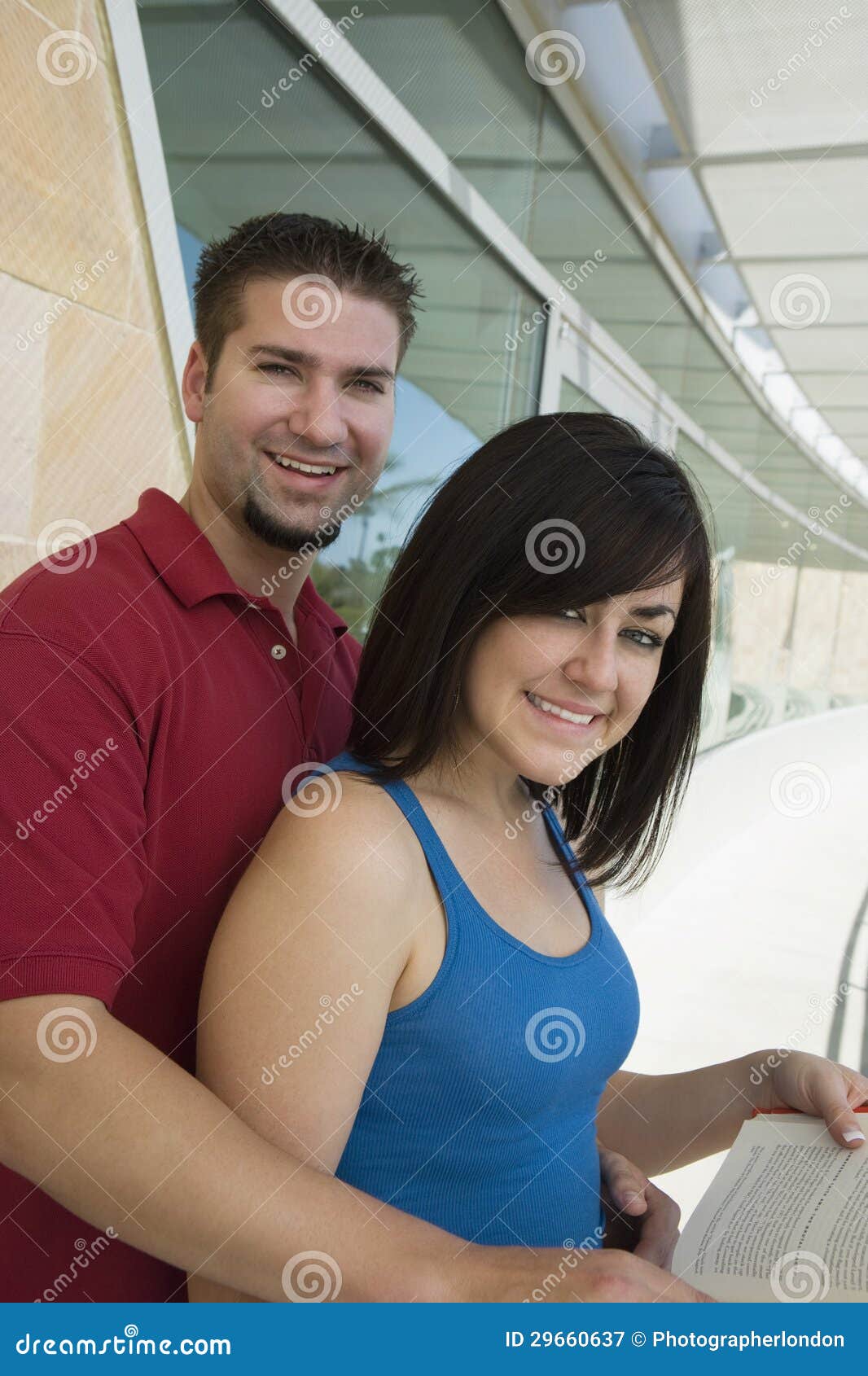 Young Students Standing Together Stock Image - Image of college ...