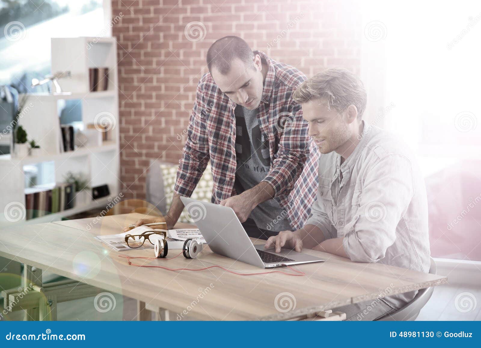 Young Students Studying on a Laptop Stock Photo - Image of university ...