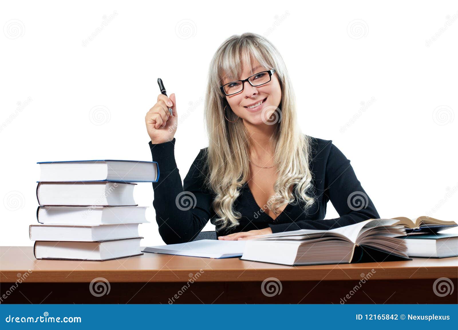 Young study female stock photo. Image of life, american - 12165842
