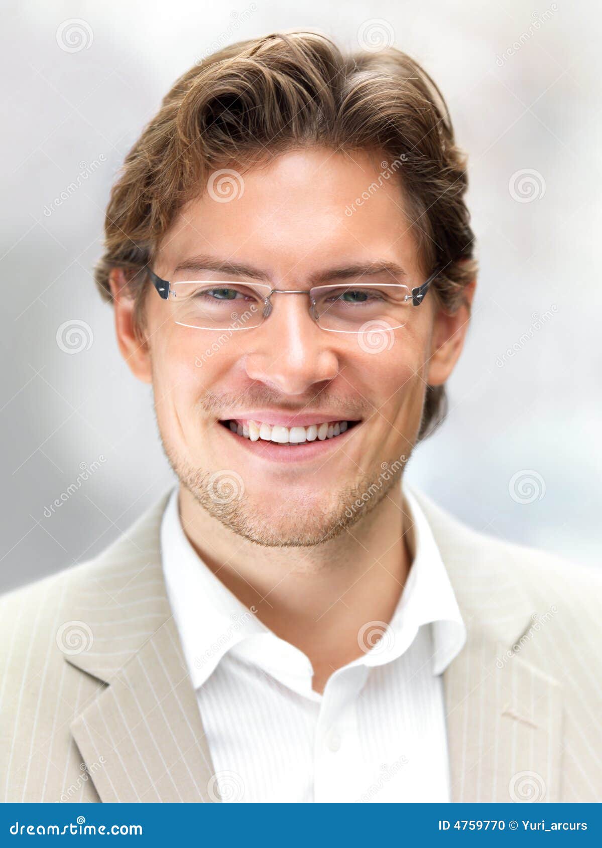 Young Successful Business Man Stock Photo - Image of formal, outdoors ...