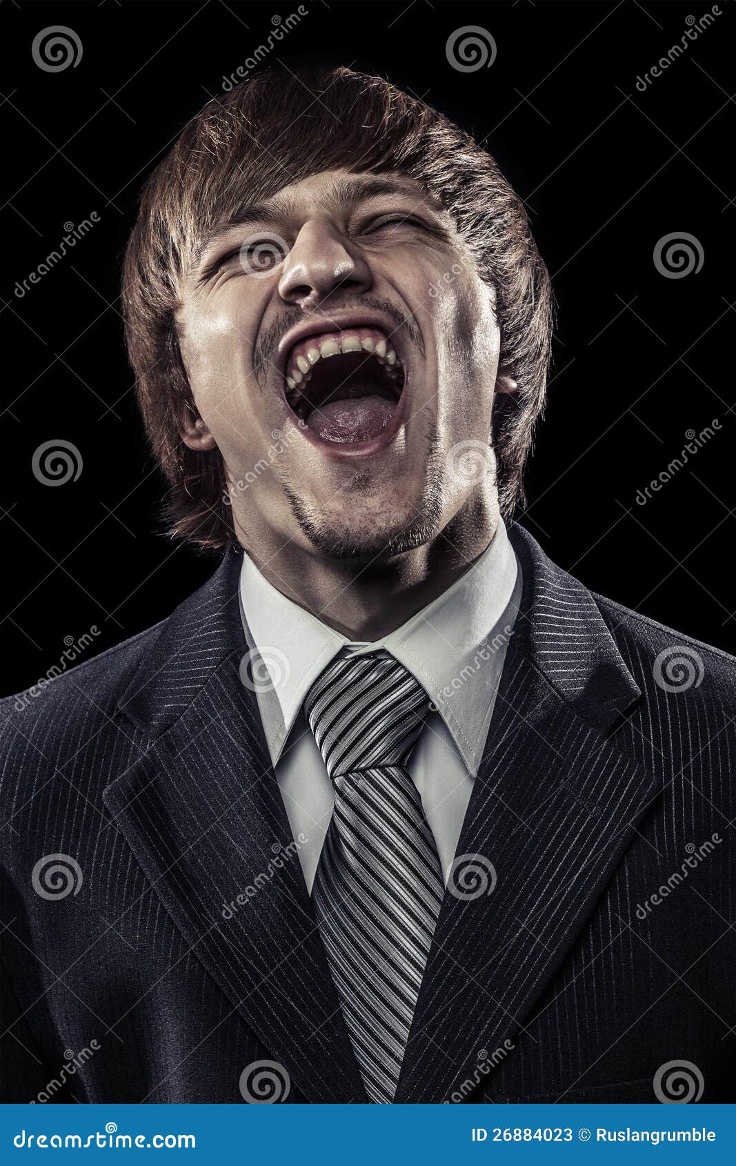 Boy Laughing Hard In Inflatable Pool Stock Image | CartoonDealer.com ...