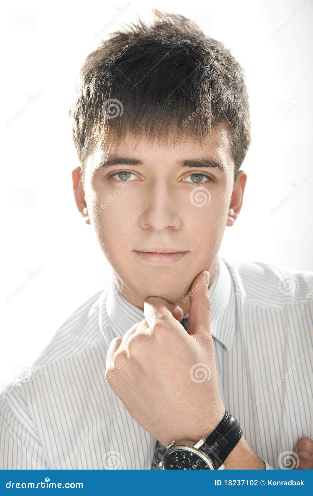 Young successful man stock photo. Image of cute, euphoria - 18237102