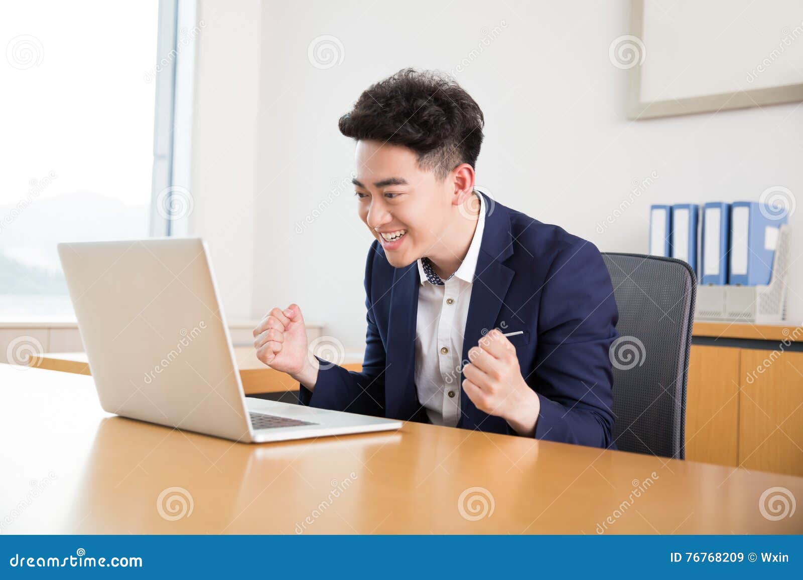 Young successful man stock image. Image of boss, asian - 76768209