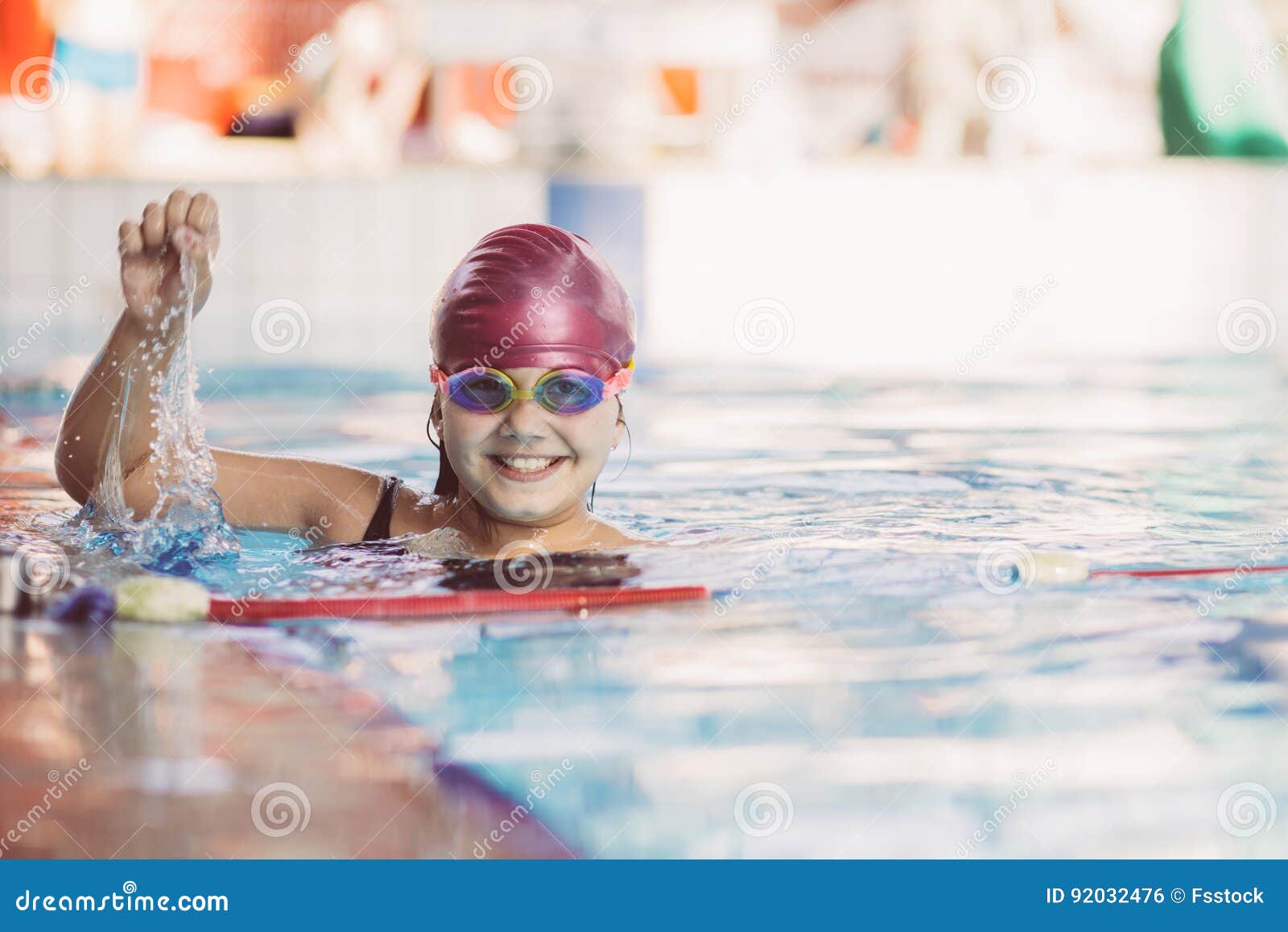 Young and Successful Swimmers Pose Stock Photo - Image of education ...