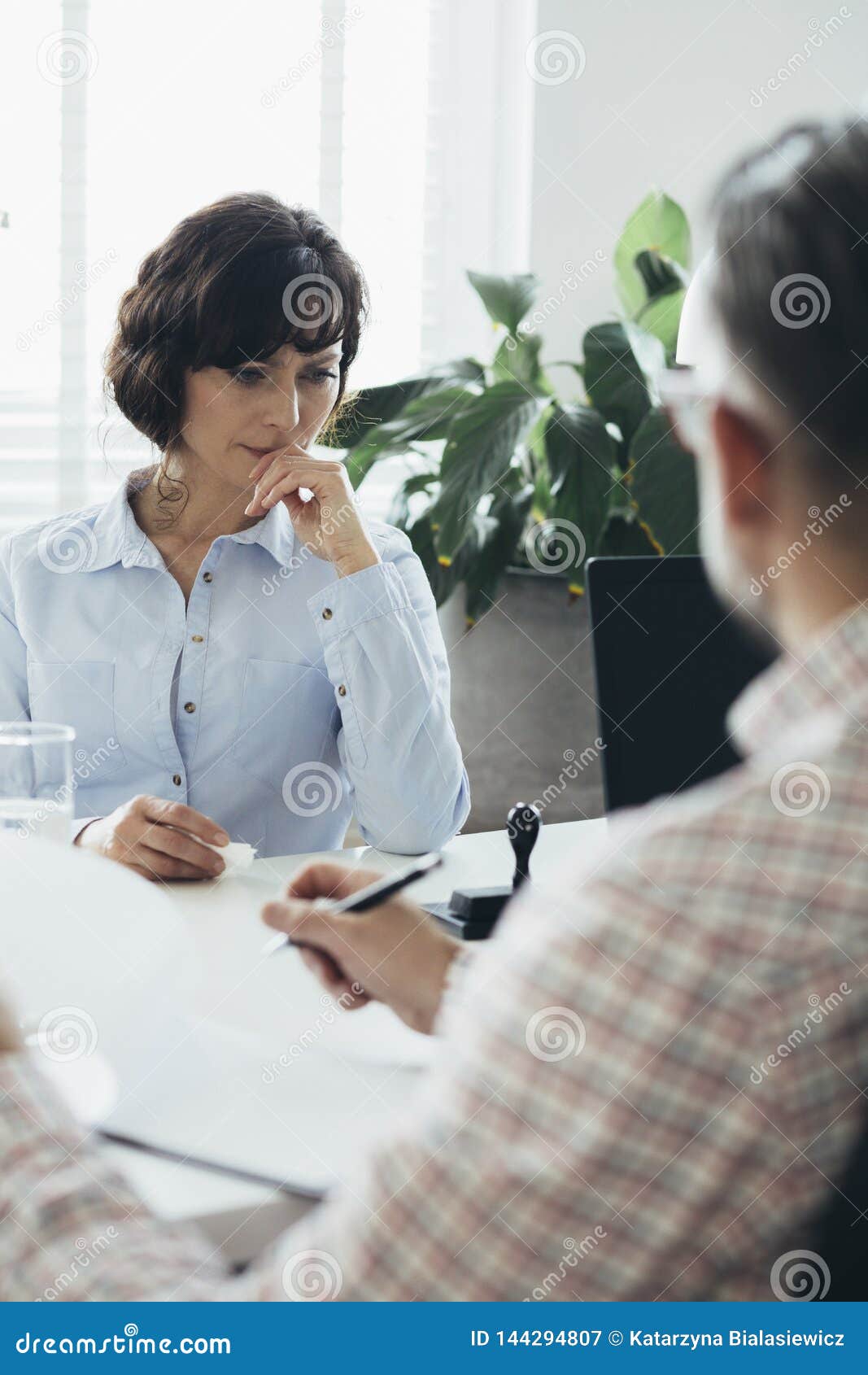 Young Successful Woman Struggling with Problems Stock Image - Image of ...