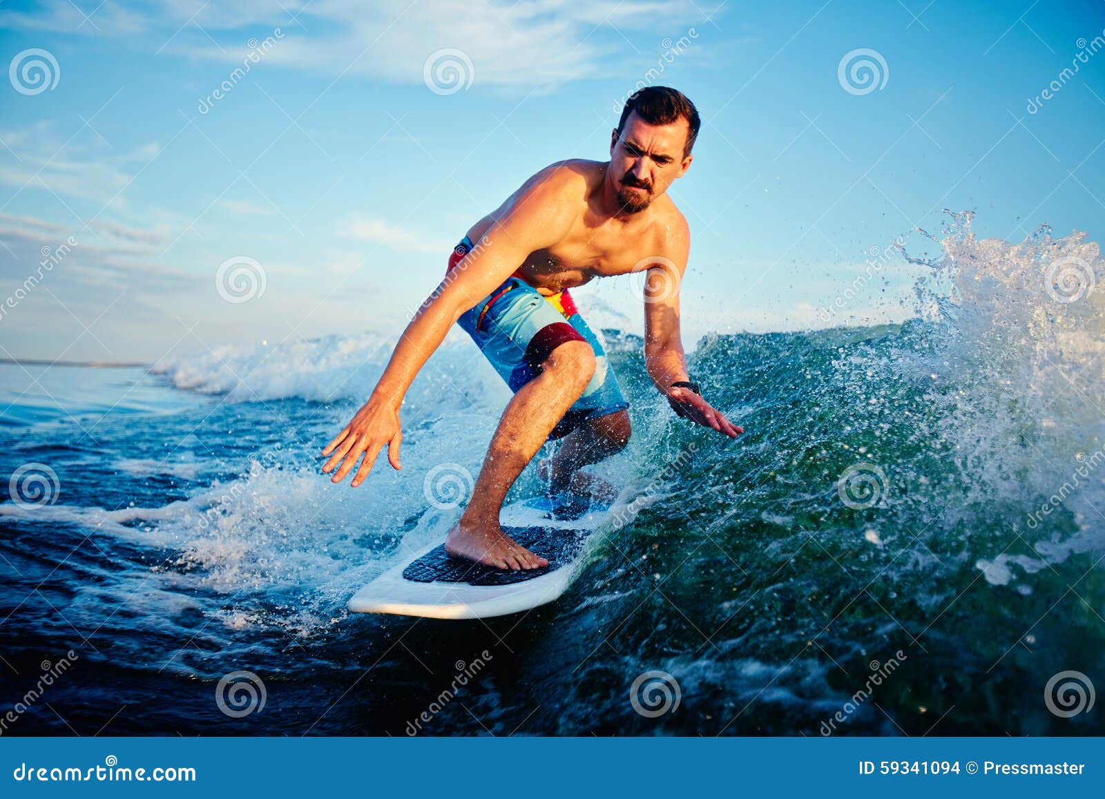 Young surfboarder stock photo. Image of person, adventure - 59341094