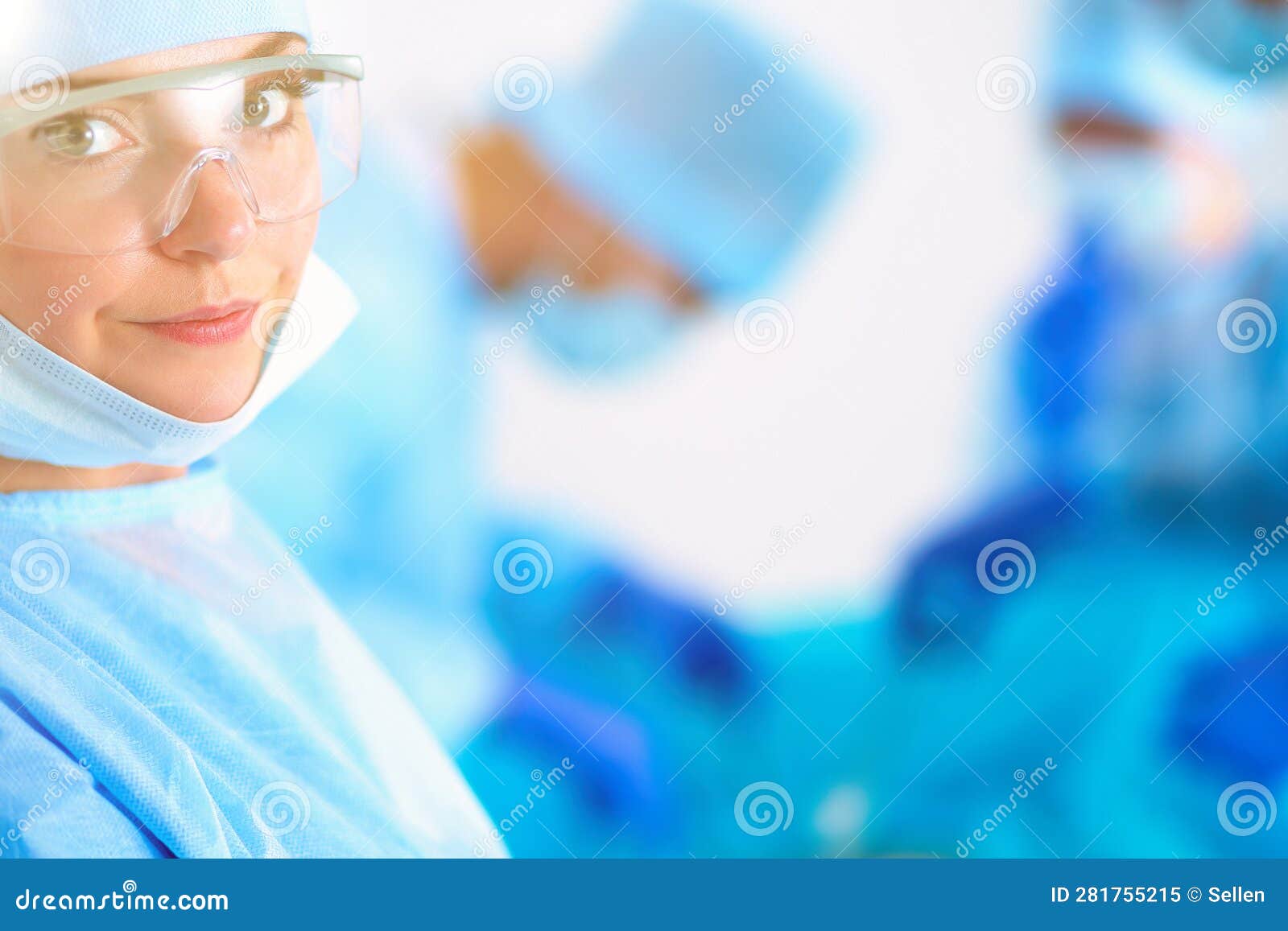 Young Surgery Team in the Operating Room Stock Image - Image of ...