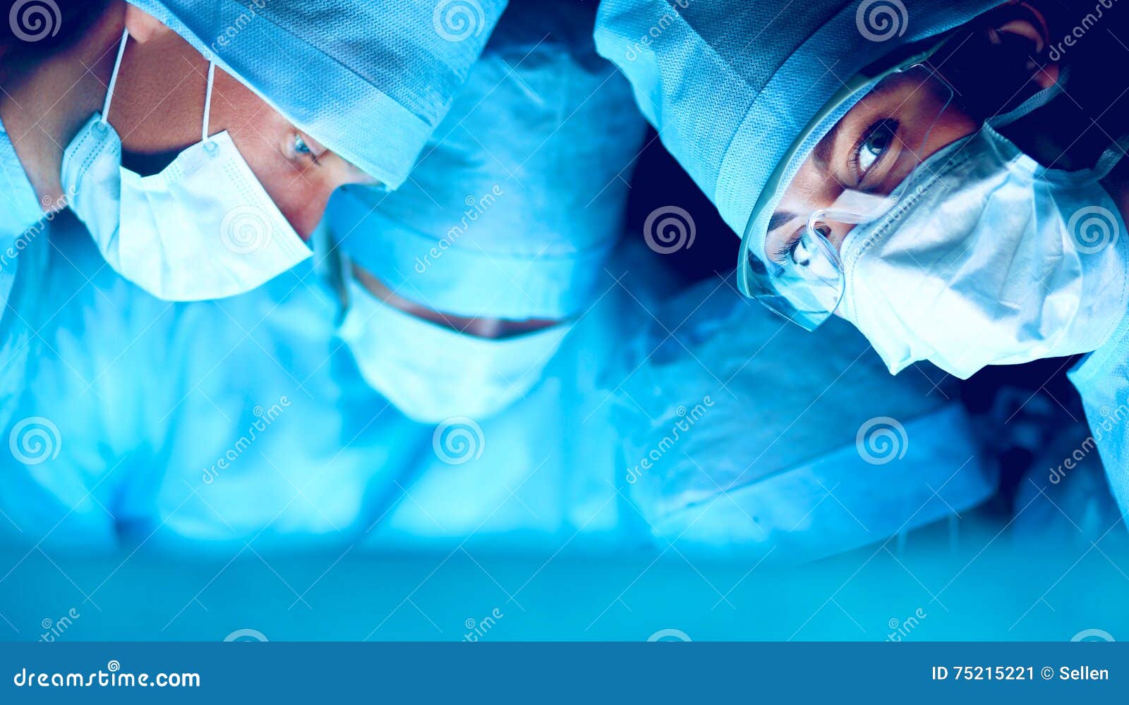 Young Surgery Team in the Operating Room Stock Image - Image of ...
