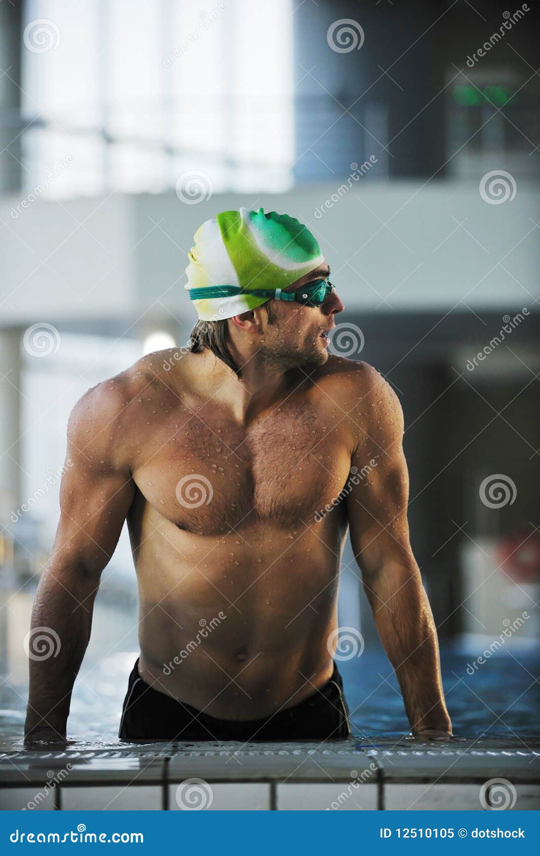 Young Swimmmer on Swimming Start Stock Image - Image of event, athlete ...