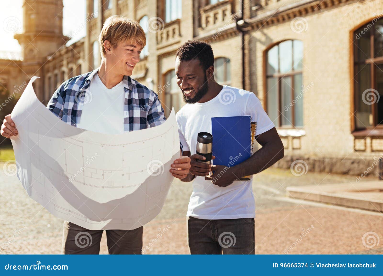 Young Talented Man Asking Friend for Advice Stock Photo - Image of ...