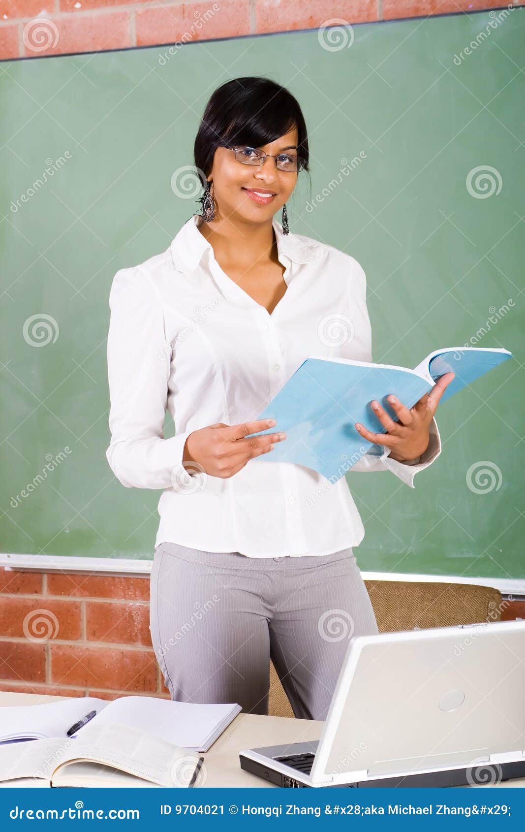 Young teacher stock image. Image of highschool, gesture - 9704021