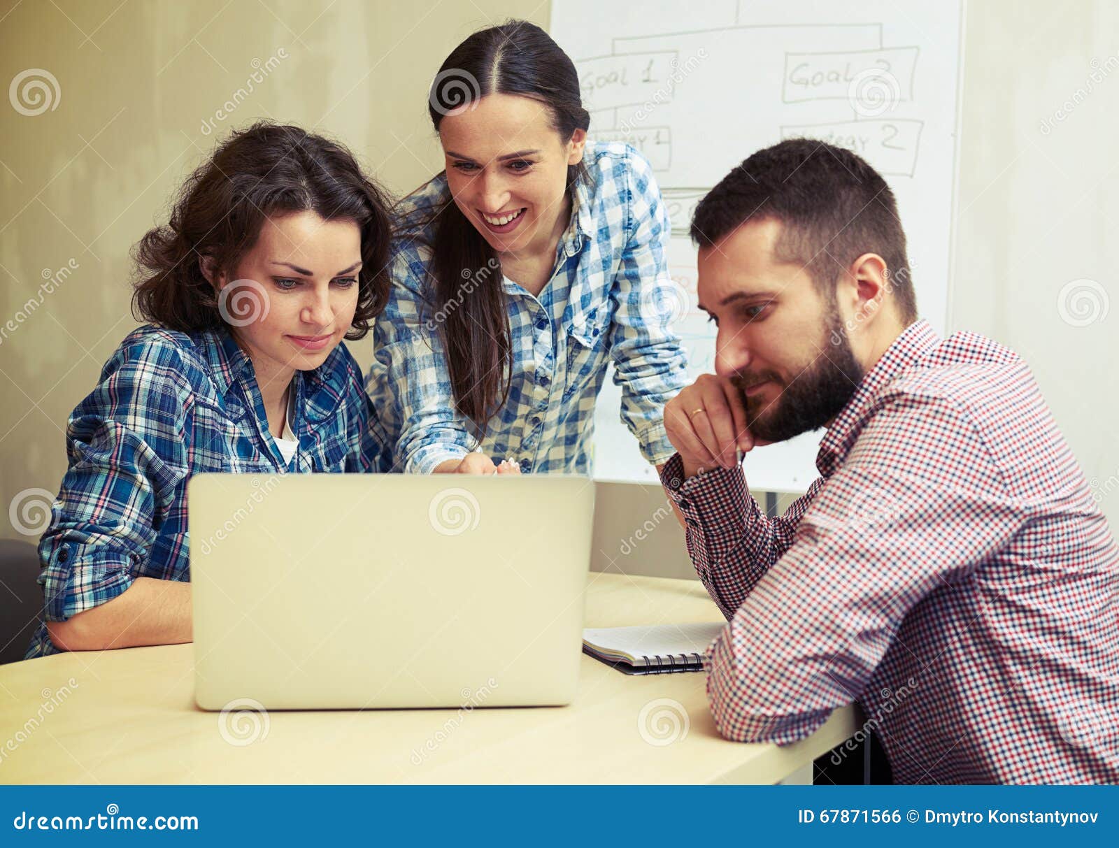 Young Team Discussing New Project Stock Photo - Image of conference ...